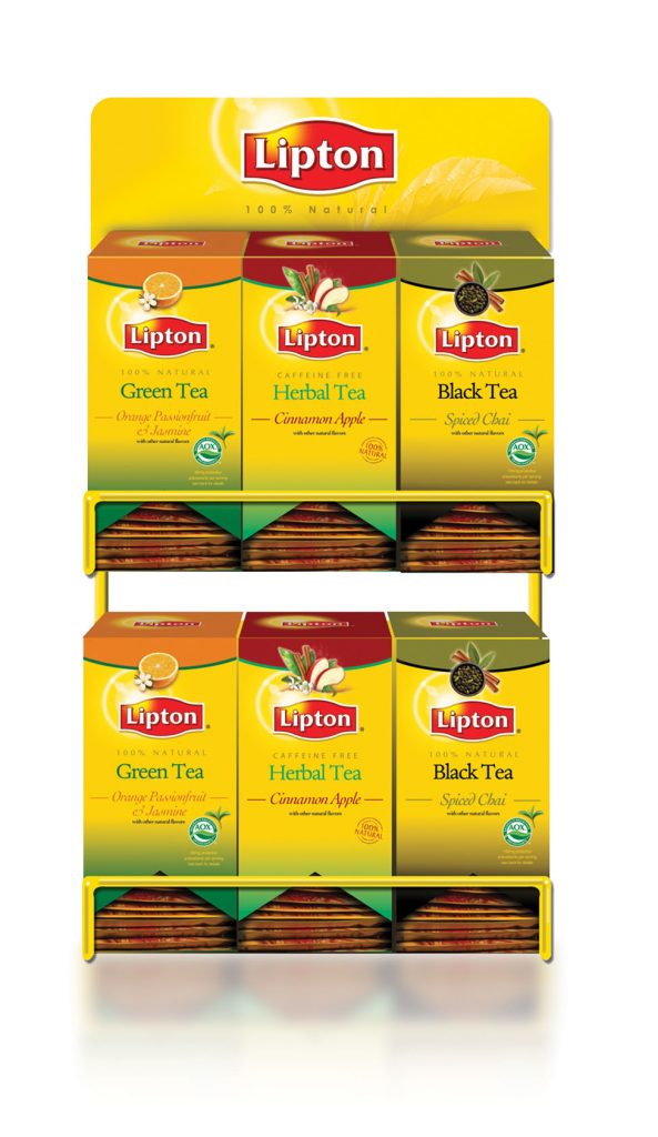 Lipton Tea shelf display Package Redesign – Omar Davis Design